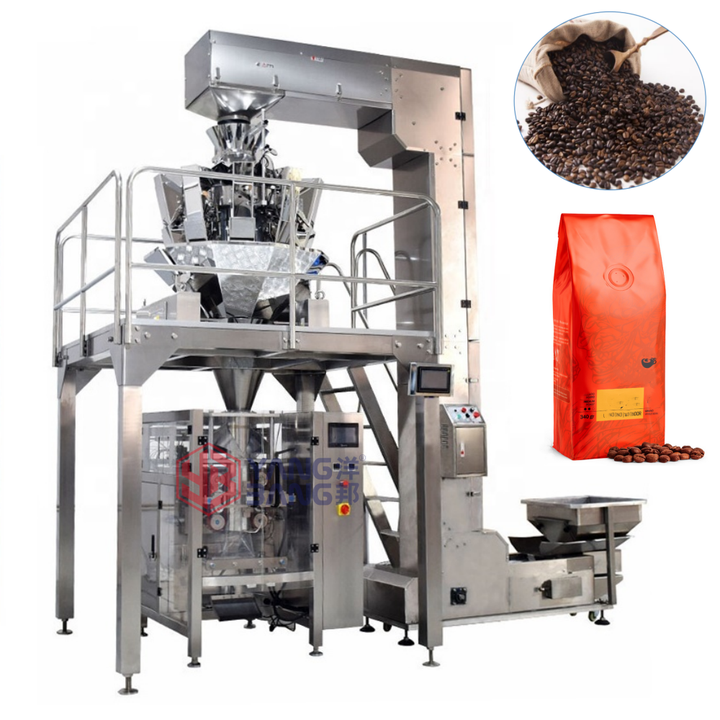 YB-420Z Automatic 250g 500g 1kg Coffee Beans Packing Machine Weighing ...