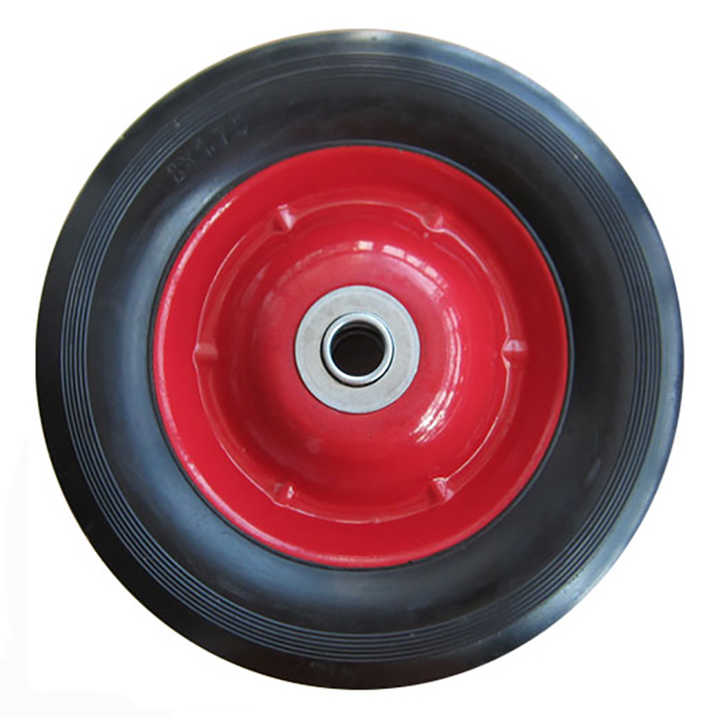 12 Inch Solid Rubber Tire Hand Cart Wheels - Durable & Versatile