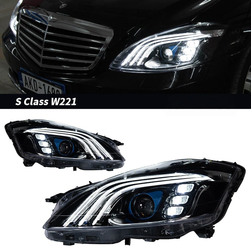 Auto Car Accessories LED Headlight For Mercedes-Benz S-Class W221 2006 ...