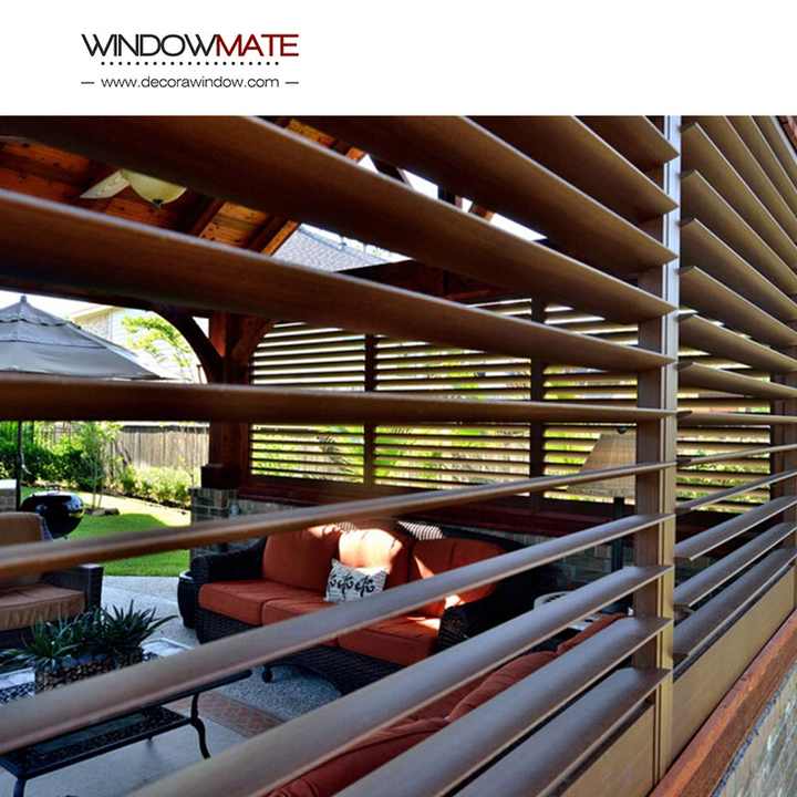 Automatic Aluminium Louver Window System for Acoustic & Sun Control
