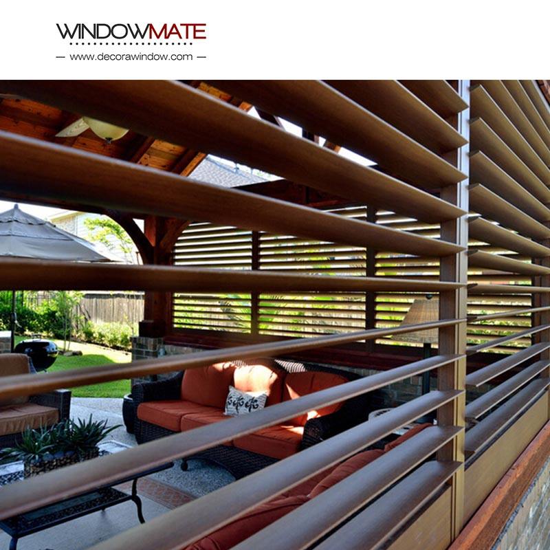 Automatic Aluminium Louver Window System for Acoustic & Sun Control