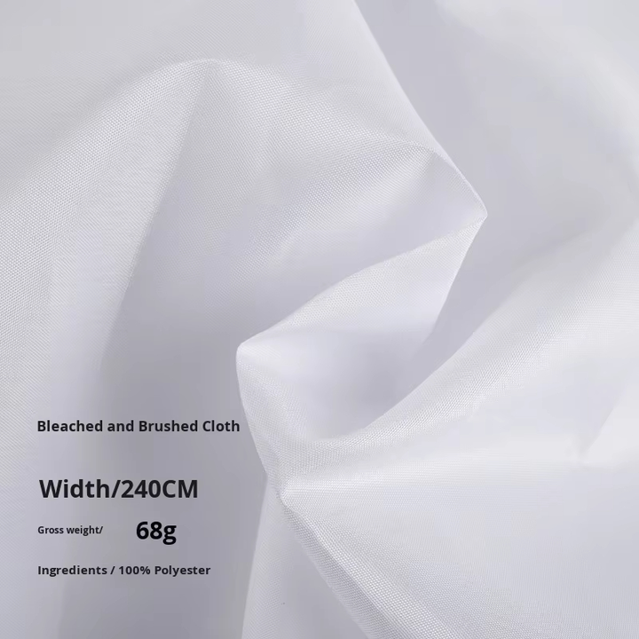 Wholesale 240cm 70gsm Bleached Brushed Fabric Interlinings Linings 100% ...
