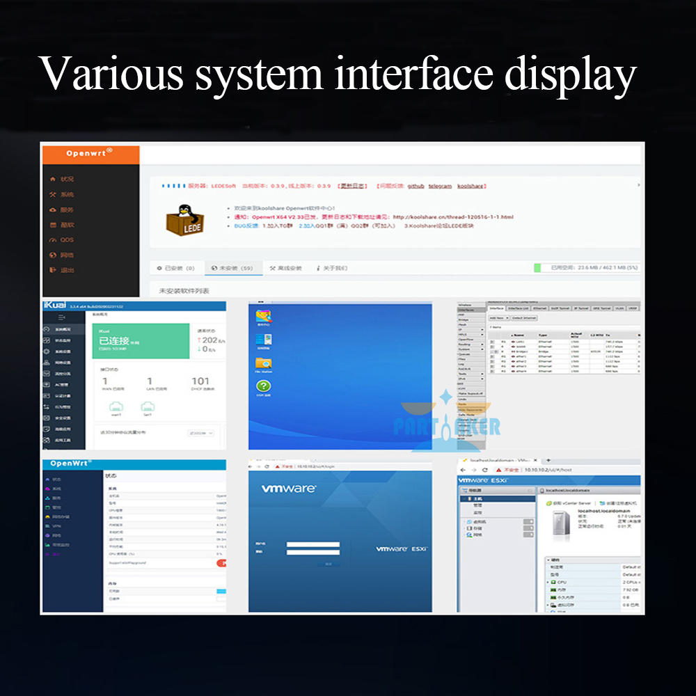 Partaker R11 Core i5 3340m Pfsense Industrial Firewall VPN 1U Rackmount ...