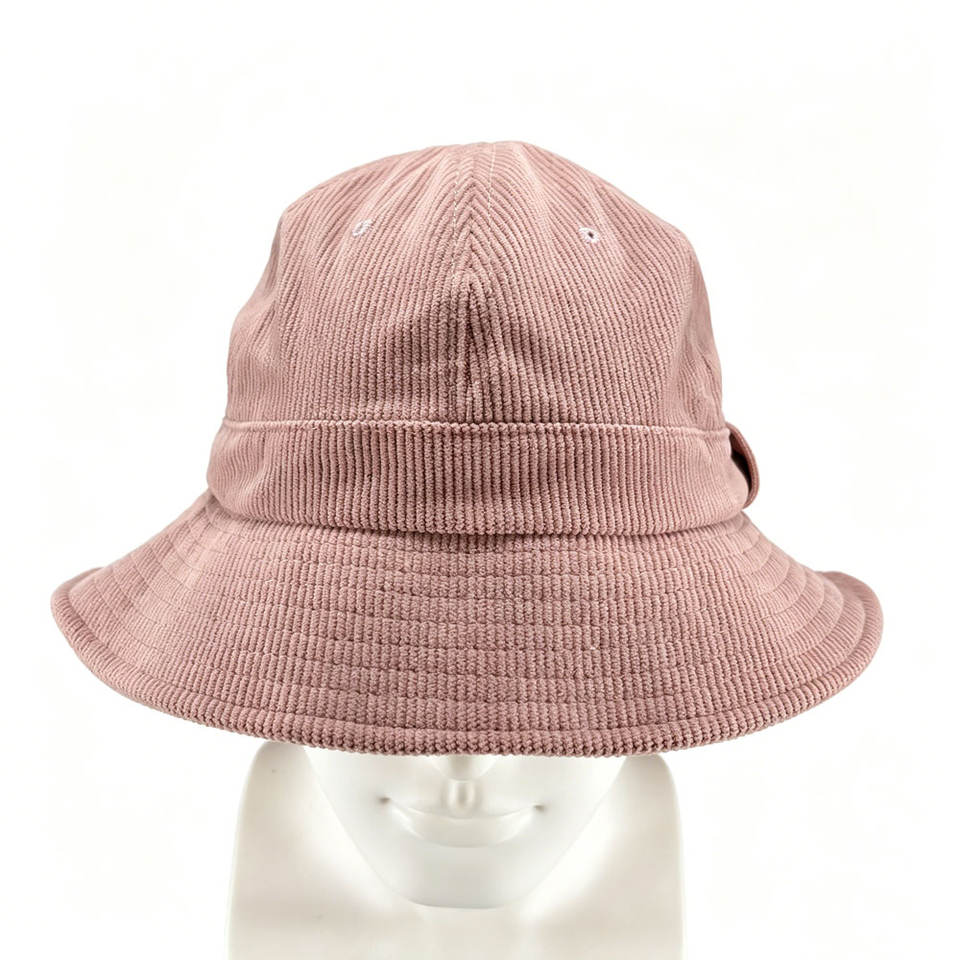 Solid Color Thin Corduroy Bucket Hat 3 Colors Mustard Pink White Women ...