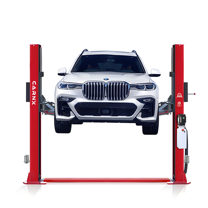 4000KG Single Arm Manual Unlock 2 Post Double Stack Car Lift Garage ...