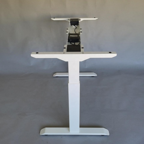 Height Adjustable Single Leg Table - Ideal for Laptop Use