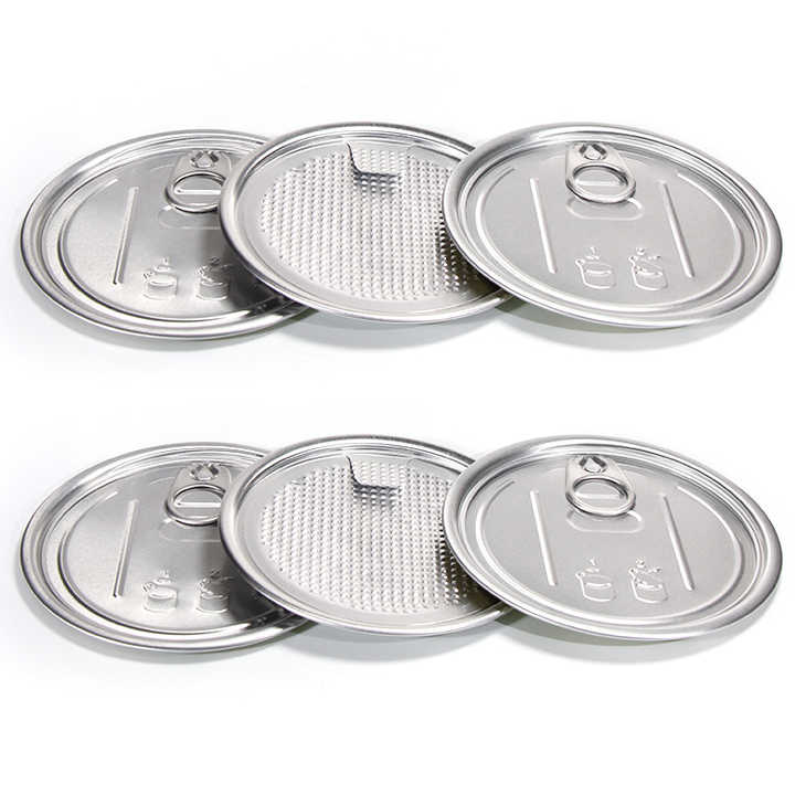 Aluminium Tinplate Easy Open Aluminum Can End Lid for Food Cans and ...