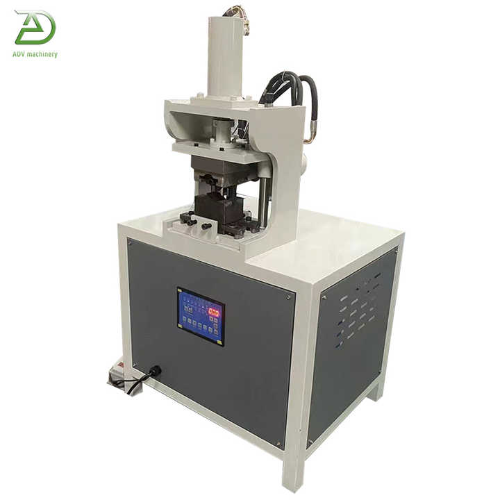 Round Pipe Hydraulic Tube End Notching Machine - 90° V Notch Notcher