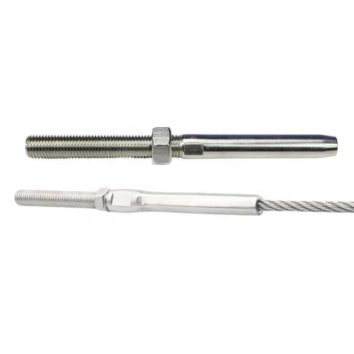 316 Stainless Steel Swage Rigging Stud Wire Rope Terminal