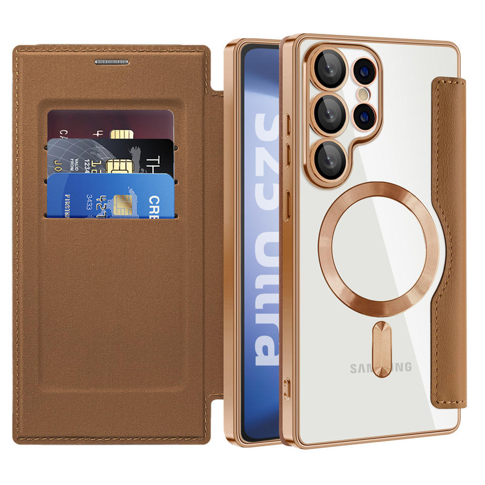 For Samsung S25 Ultra/S24 FE Phone Case Gold-Plated Electroplating ...