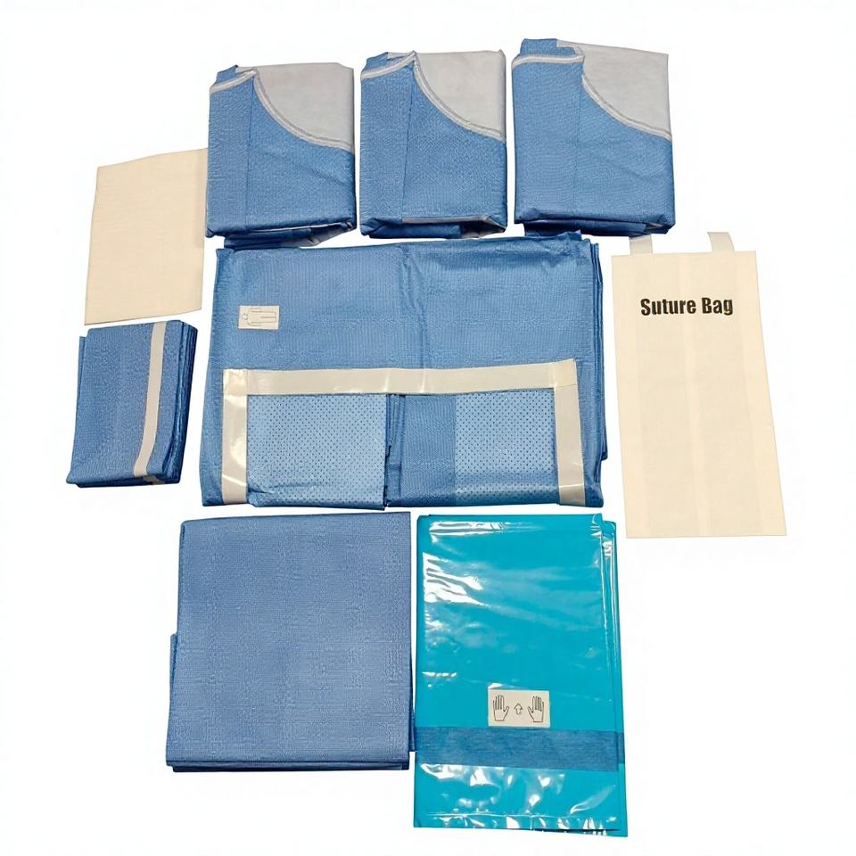 Sterile Surgical Packs Disposable Non Woven Drape Set Universal Pack ...