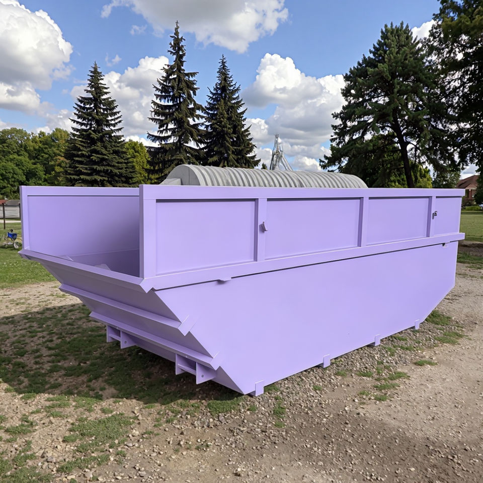 Flexible Skip Bin Lid-Free Custom Sizes Lightweight Design Factory ...