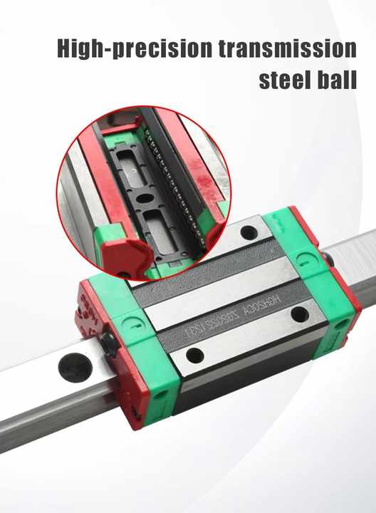 HIWIN Linear Guide Rail Slide Block CNC Router Ballscrew Support High ...