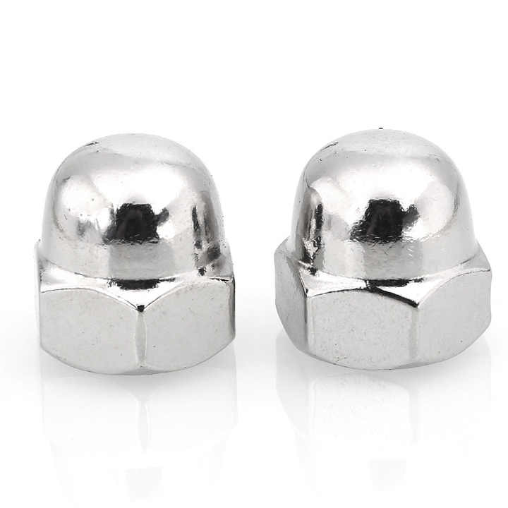 DIN1587 Wholesale 304 316 Stainless Steel SS Open End Hexagon Hex Domed Head Cap Nut Acorn Nuts ...