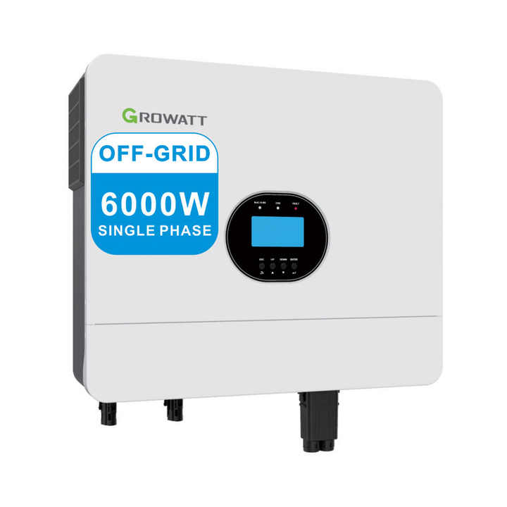 Growatt SPF6000ES Plus Hybrid Off Grid 6000W 6kW Solar Inverter With Parallel Function for Home ...