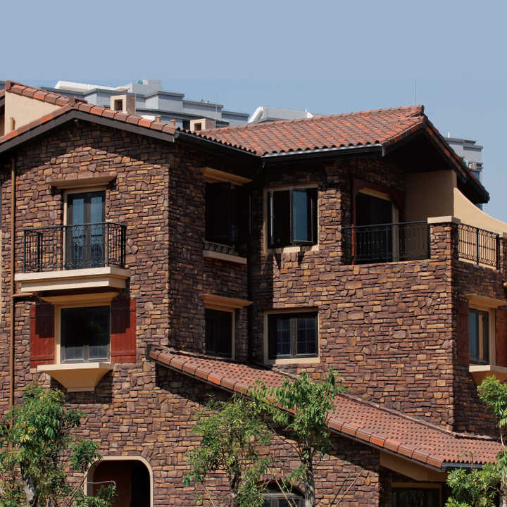 Facade Matte Finish Decorative Outdoor Stone Wall Split Brick Clay ...