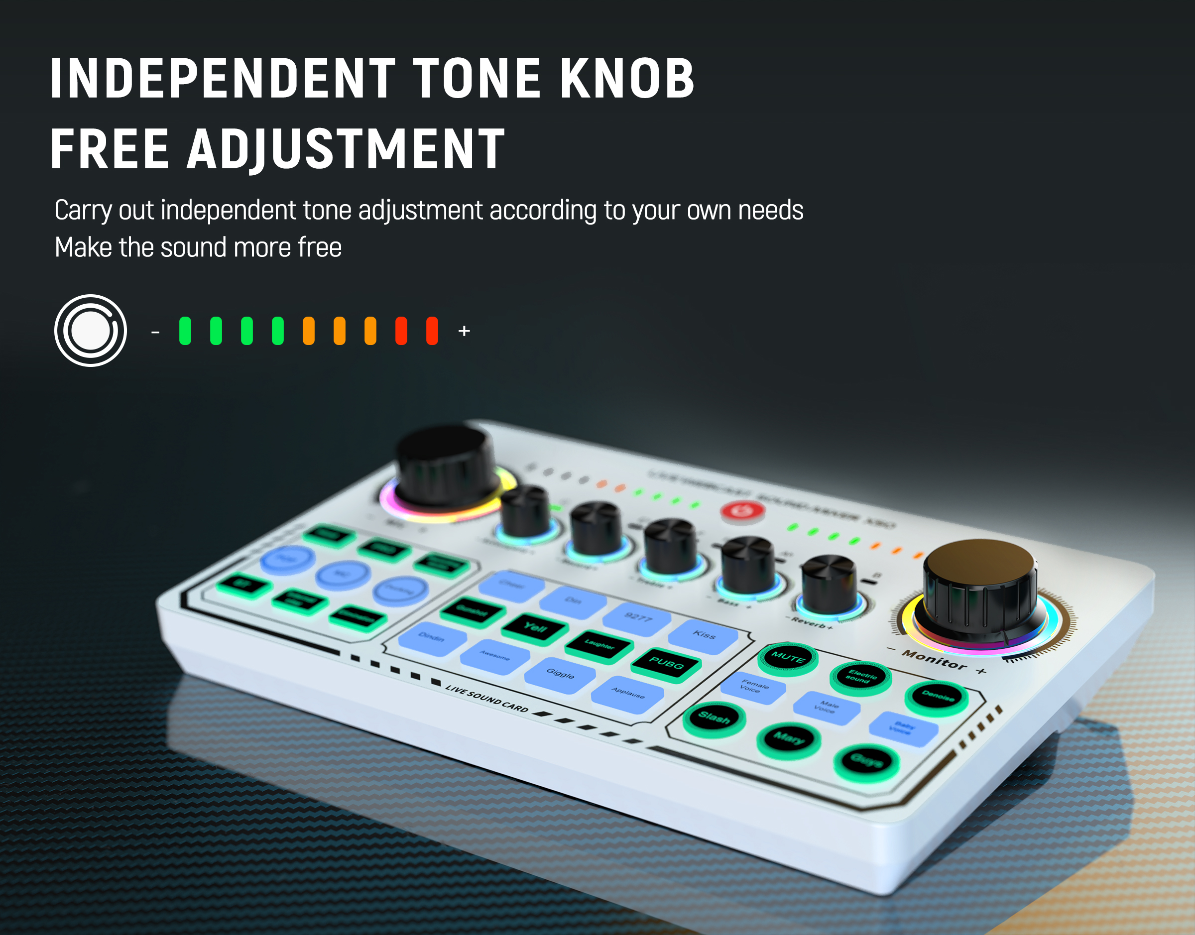 X50 Professional Recording Studio Sound Cards Live Stream USB Sound ...