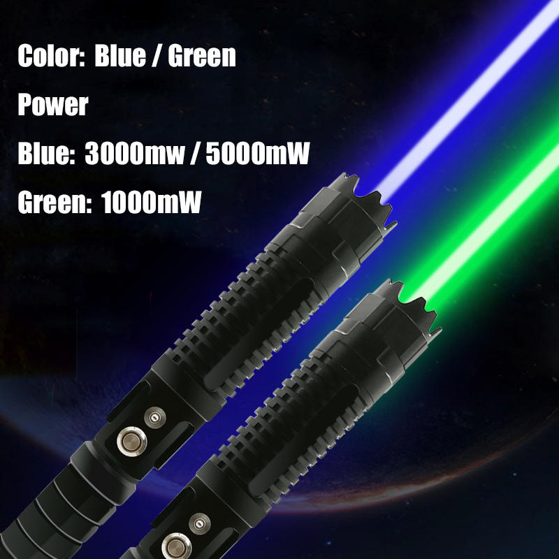 8-12m burning super power rechargeable 450nm blue light laser pointer ...
