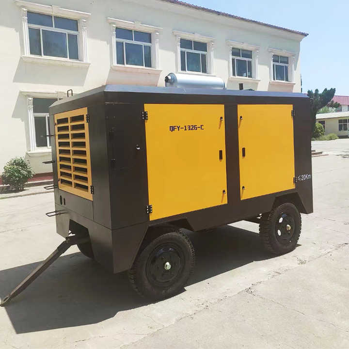 Diesel Powered Air Compressor Portable for Construction and Borehole ...