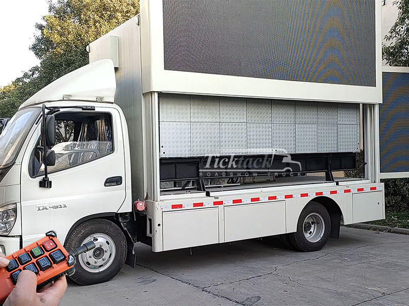6m Long Hydraulic Fast Set up Roadshow Stage Truck SL15 for Roadshow ...