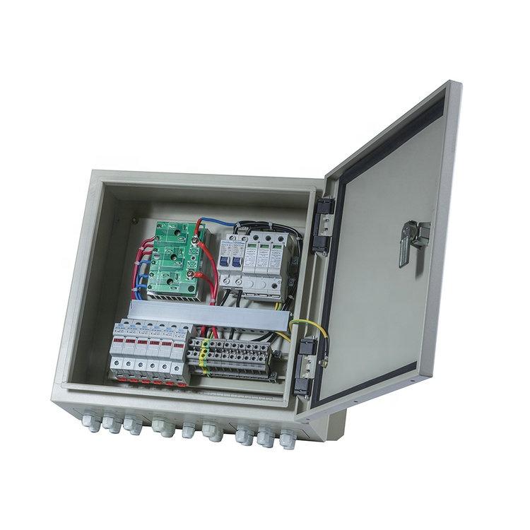 IP65 waterproof 6 in 1 out photovoltaic combiner box 6 strings of solar ...