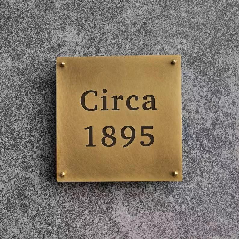 Personalized Relief Metal Wall Cladding Premium Brass Aluminum Alloy ...