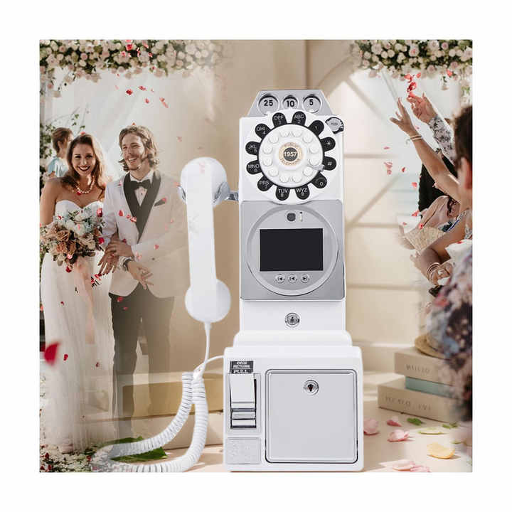 Wedding Supplies - Video Guest Book with Audio & Vintage Phone