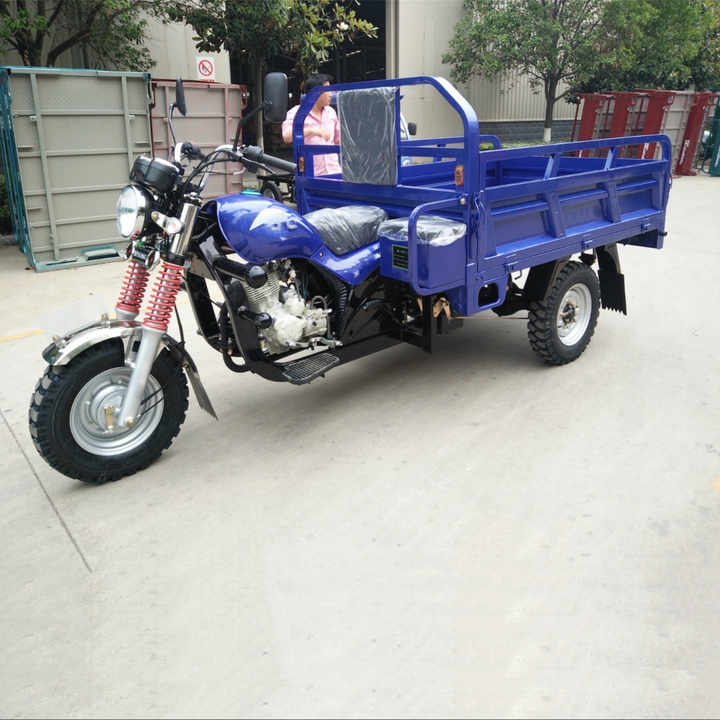 Gasoline Engine Cargo Tricycle 300CC - 2 Seat Adult Tricycle