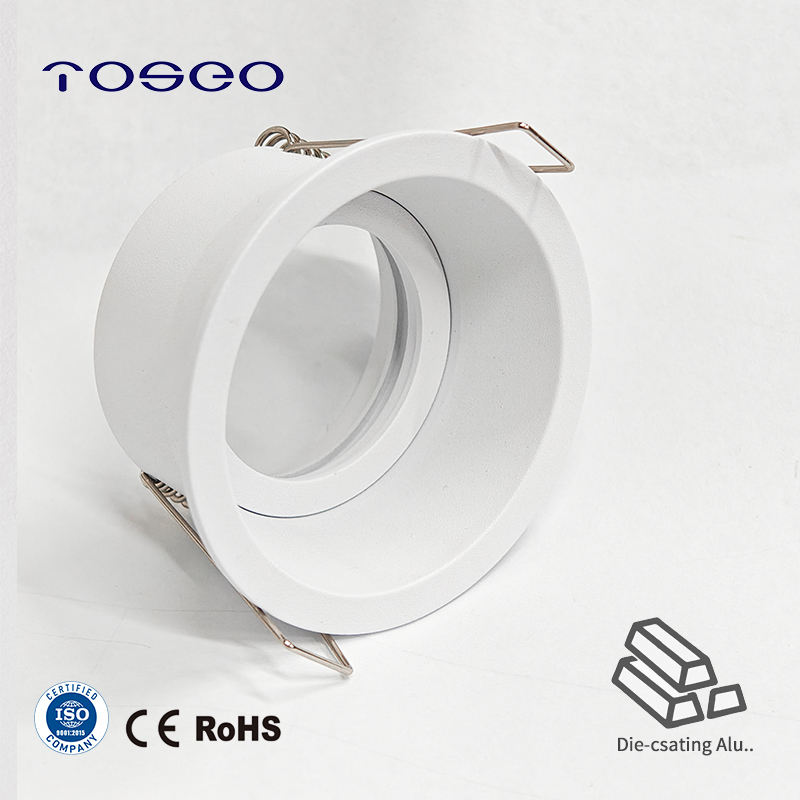 White LED Downlight Housing Anti-Glare Round Ceiling Recessed Spotlight ...