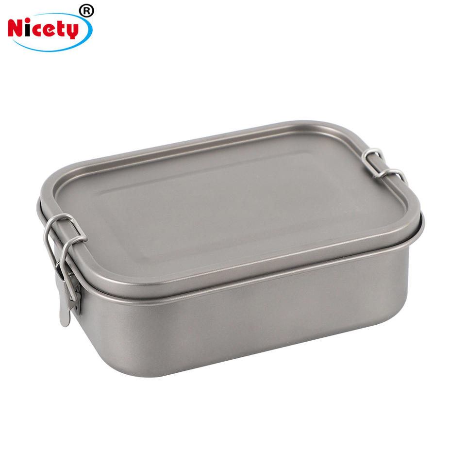 Outdoor Pure Titanium Sealed Camping Lunch Box Student Design Portable ...