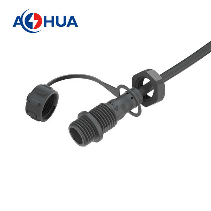 M12 2 Pin DC Female Panel Mount - Universal Waterproof Connector