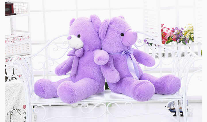 Fat Purple Hug Teddy Bear Plush Toy Piliow Teddy Bear Stuffed Animal ...