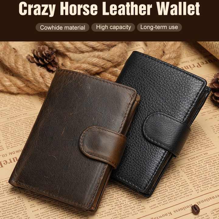 MARRANT Men's Real Leather Bifold Wallets - Durable & Stylish