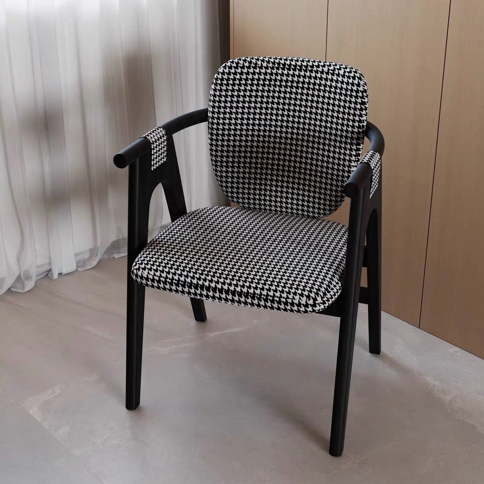 Modern Solid Wood Frame Soft Sponge Padded Upholstery Fabric Indoor ...