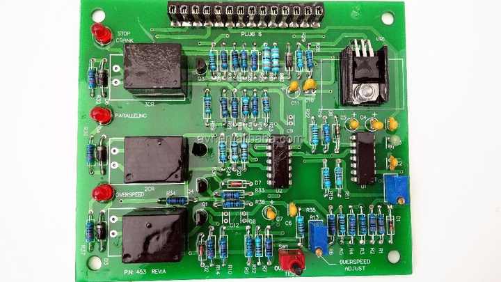 Generator Control Panel 30-36453 - over Speed PCB Board