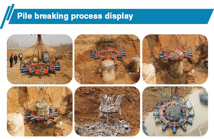 Customizable Pile Breaking and Retaining Steel bar Circular Precast ...