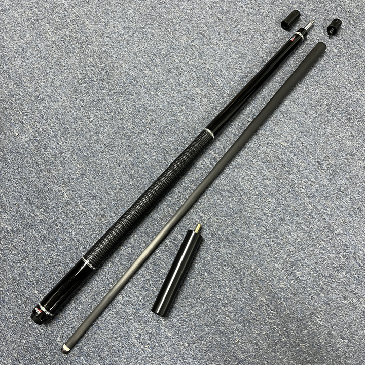 Full Black M9 Pool Cue - High-End Yfen Carbon Fiber Shaft