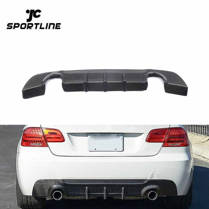 JC Sportline Carbon Fiber E92 E93 Rear Diffuser for BMW