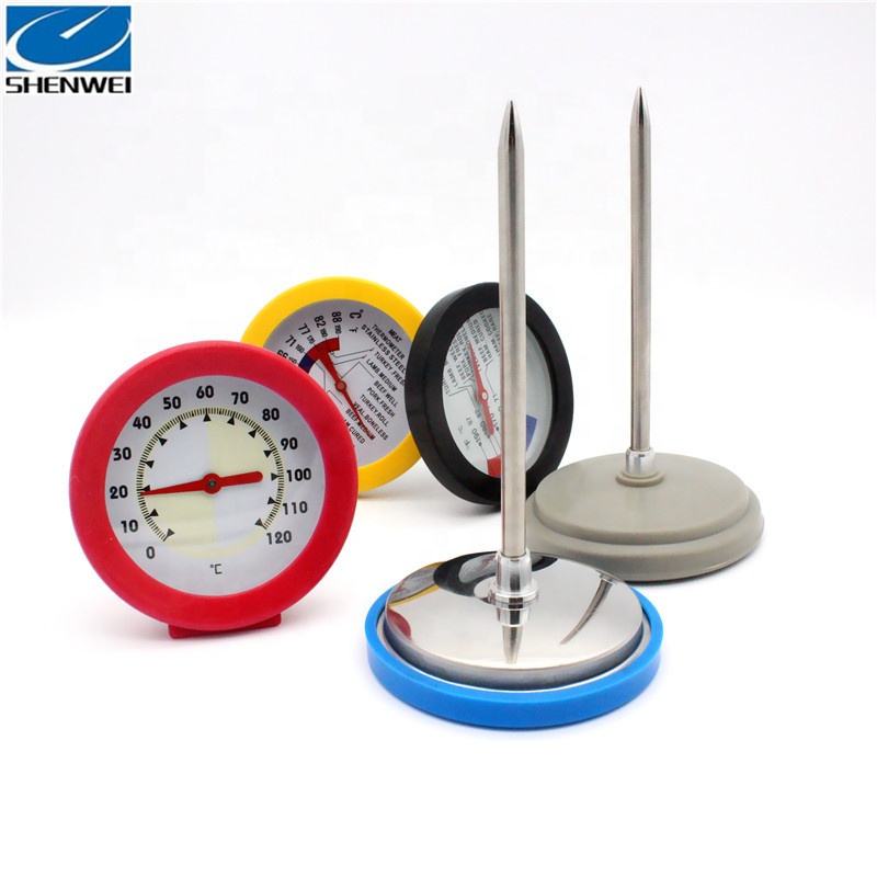 Best Selling Large Dial Mechanical Probe Thermometer with Stainless ...