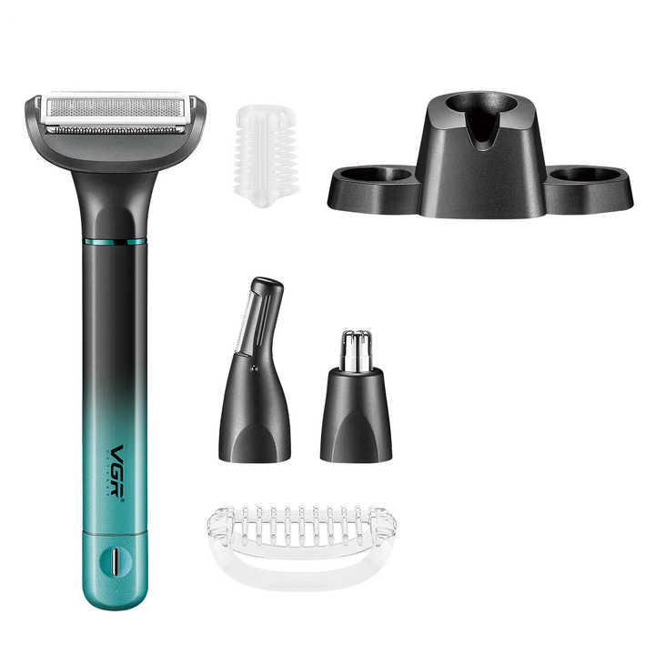 VGR V-625 IPX5 Women Epilator Electric Lady Shaver Grooming Kit Callus Removal for Face Body ...