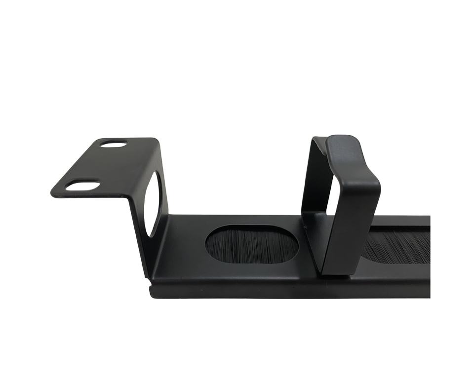 1U Rack-Mount Cable Management Panel with Brush & Cable Clips| Alibaba.com