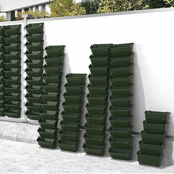 Vertical Garden System - Modern Green Wall Module Pots