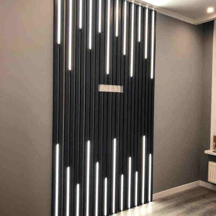 Wall Paneling with Lights - Soundproof 3D Acoustic Panels