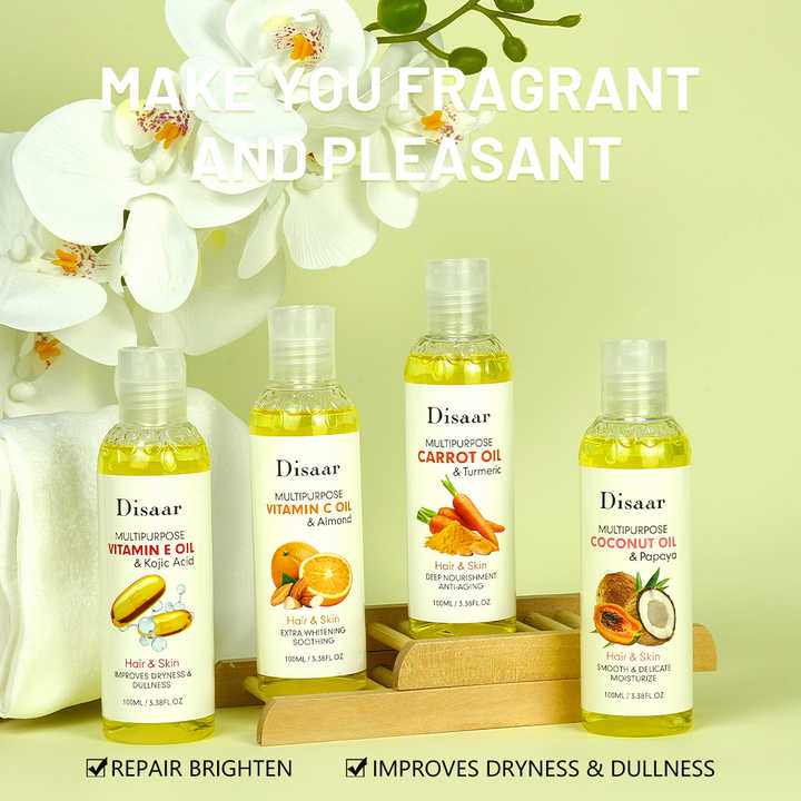 Disaar Turmeric & Carrot Body Oil - Nourishing Essentials