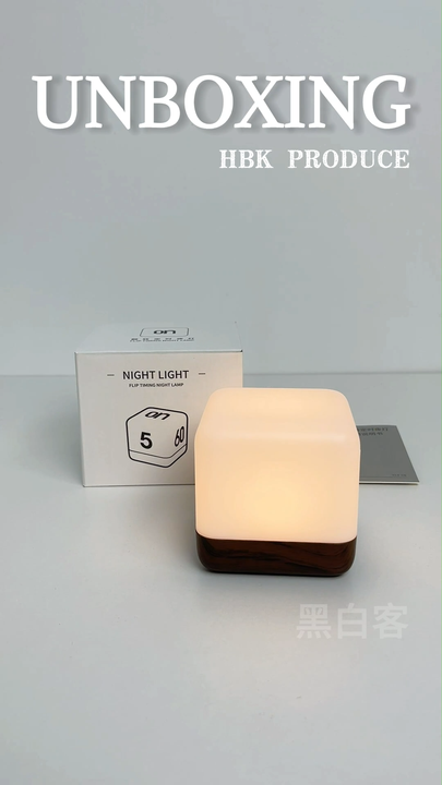 LED Night Light - Rechargeable Flip Desk Lamp for Sleep
