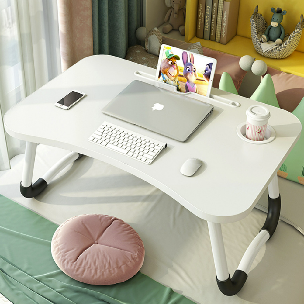 Adjustable Height Portable Laptop Computer Desk Bjflamingo Bed Computer ...