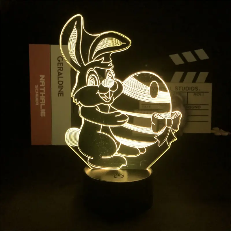 Wholesale LED Base Night Light - 3D Illusion Acrylic Lamp