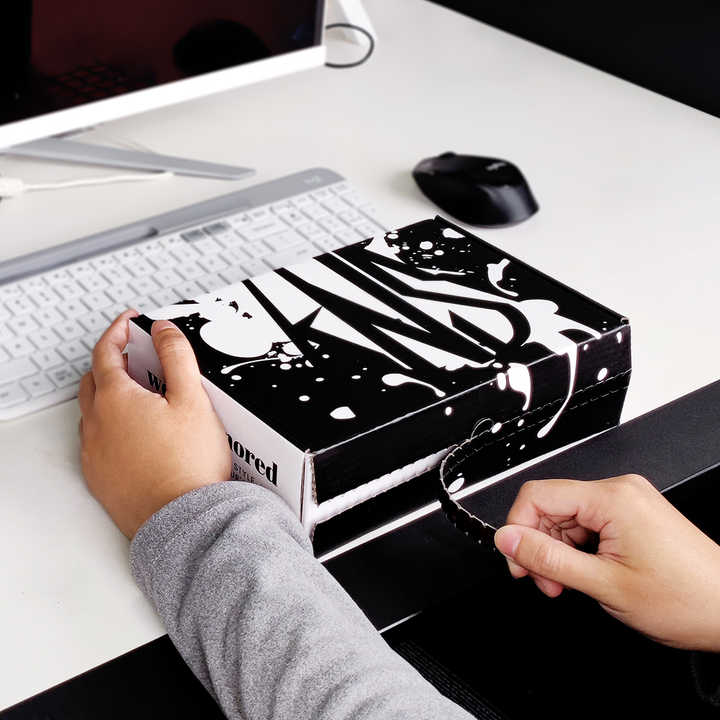 Quick Easy Tear Strip Corrugated Perforated Opening Box