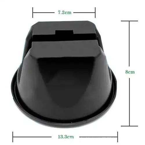 Black PVC Polymer Lightning Protection Piers Sandwiched with Round ...