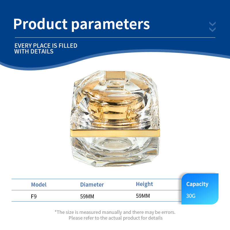 High-end Cosmetic Bottle 30g Cream Jar Plastic Container Acrylic Bottle ...